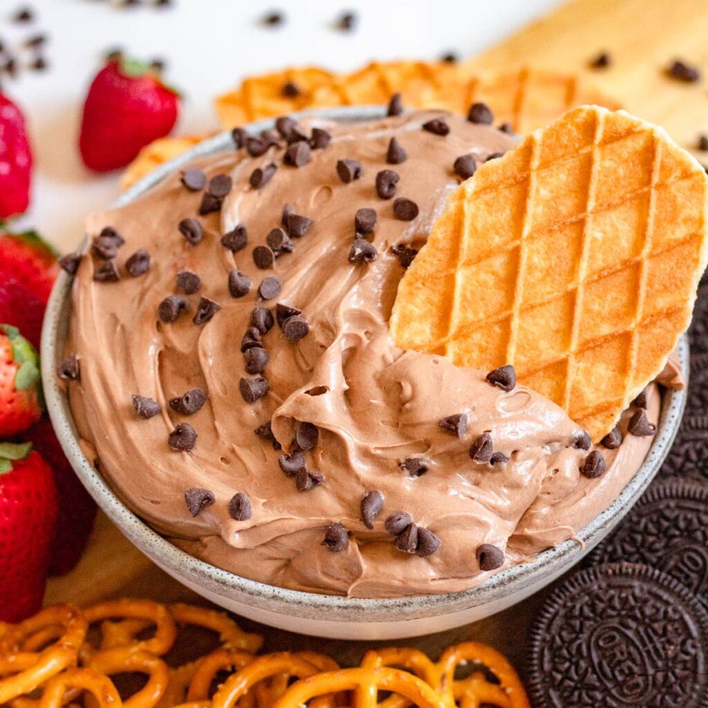 Brownie Batter Dip - The Domestic Spoon