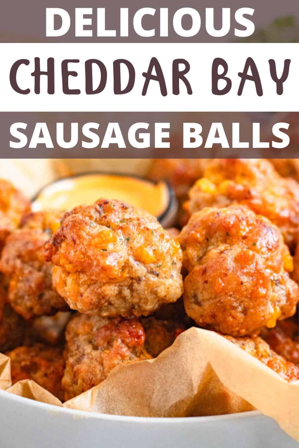 Cheddar Bay Sausage Balls - The Domestic Spoon
