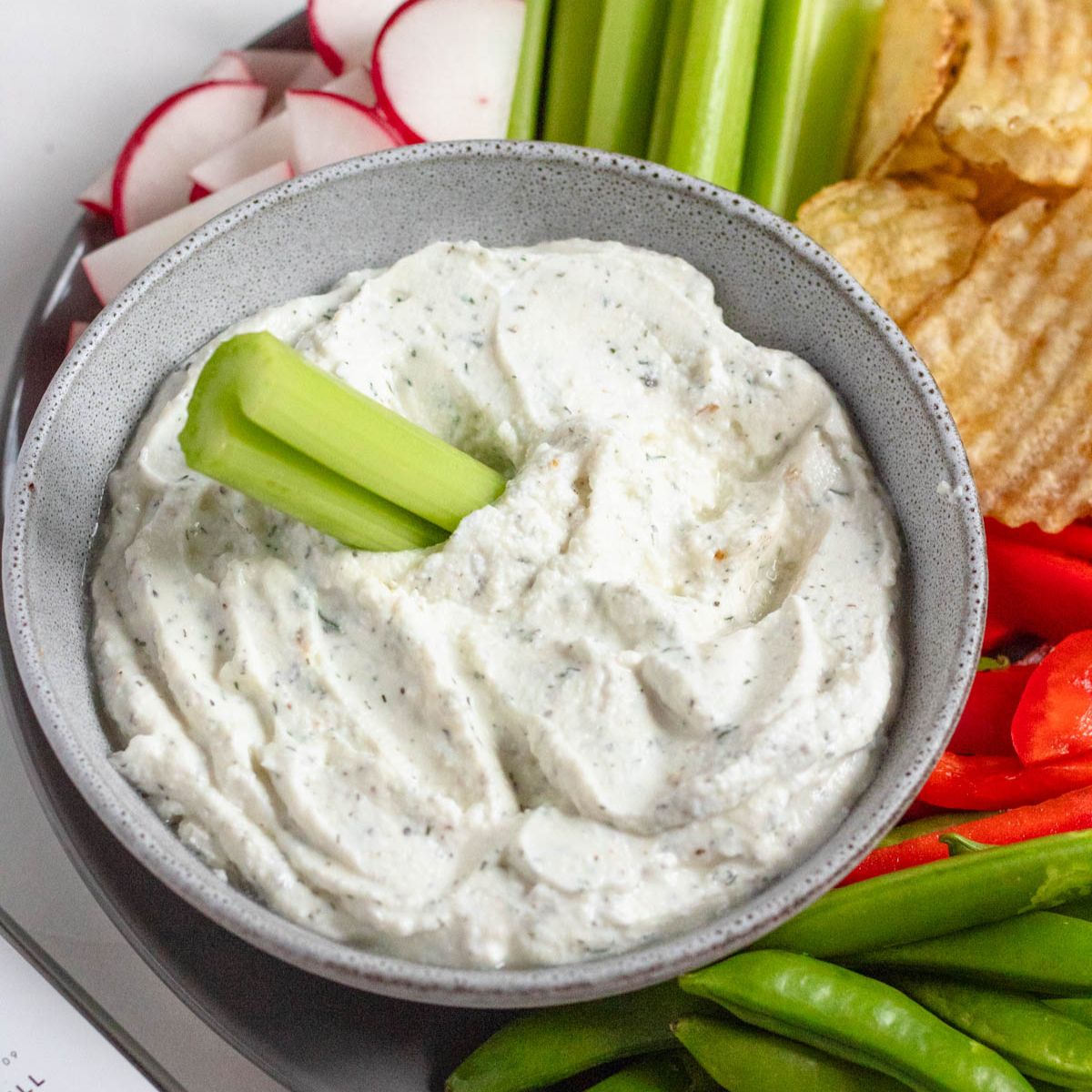 Cottage Cheese Dip - A 5 Minute Savory Dip!- The Domestic Spoon