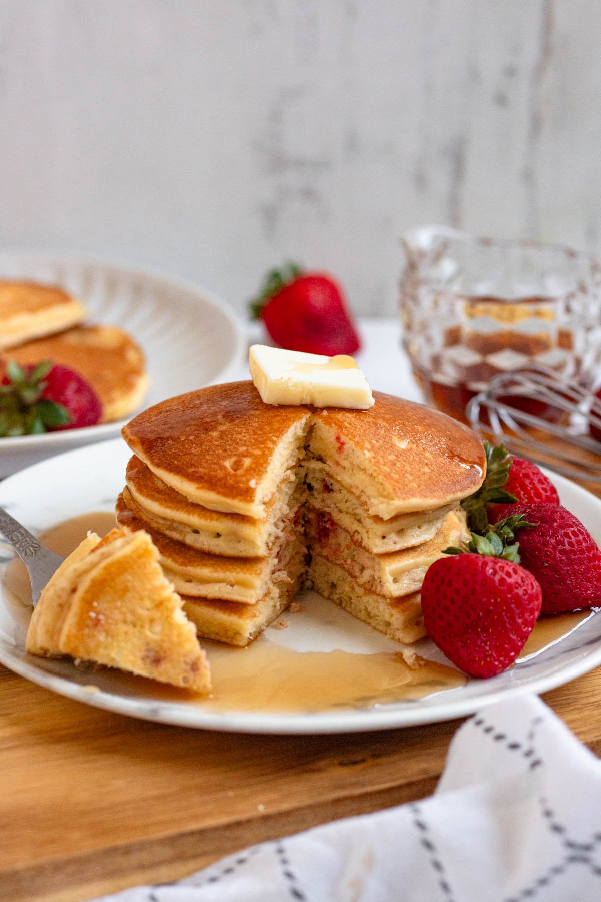 Muffin Mix Pancakes- The Domestic Spoon