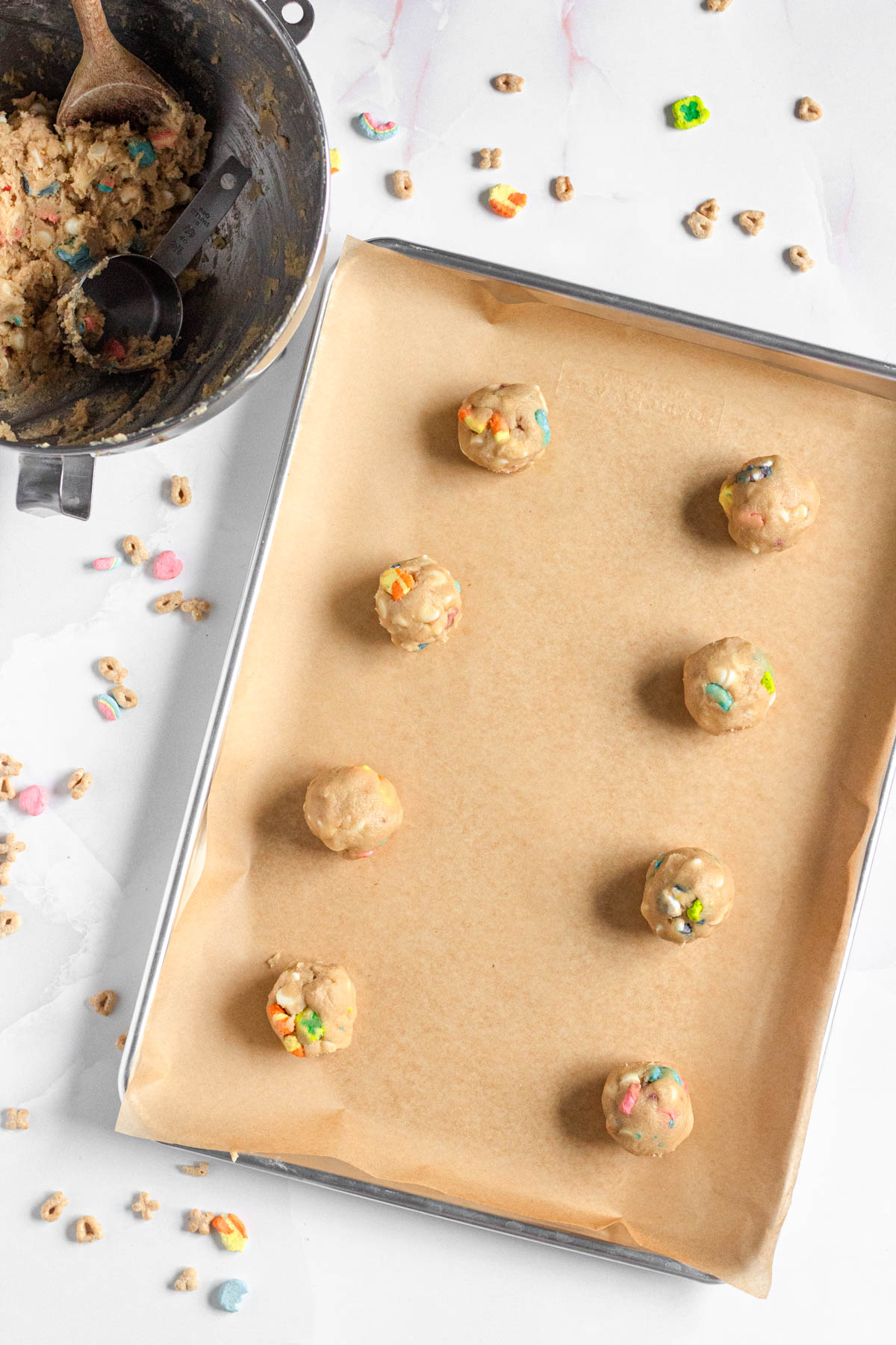 Lucky Charms Cookies - The Domestic Spoon