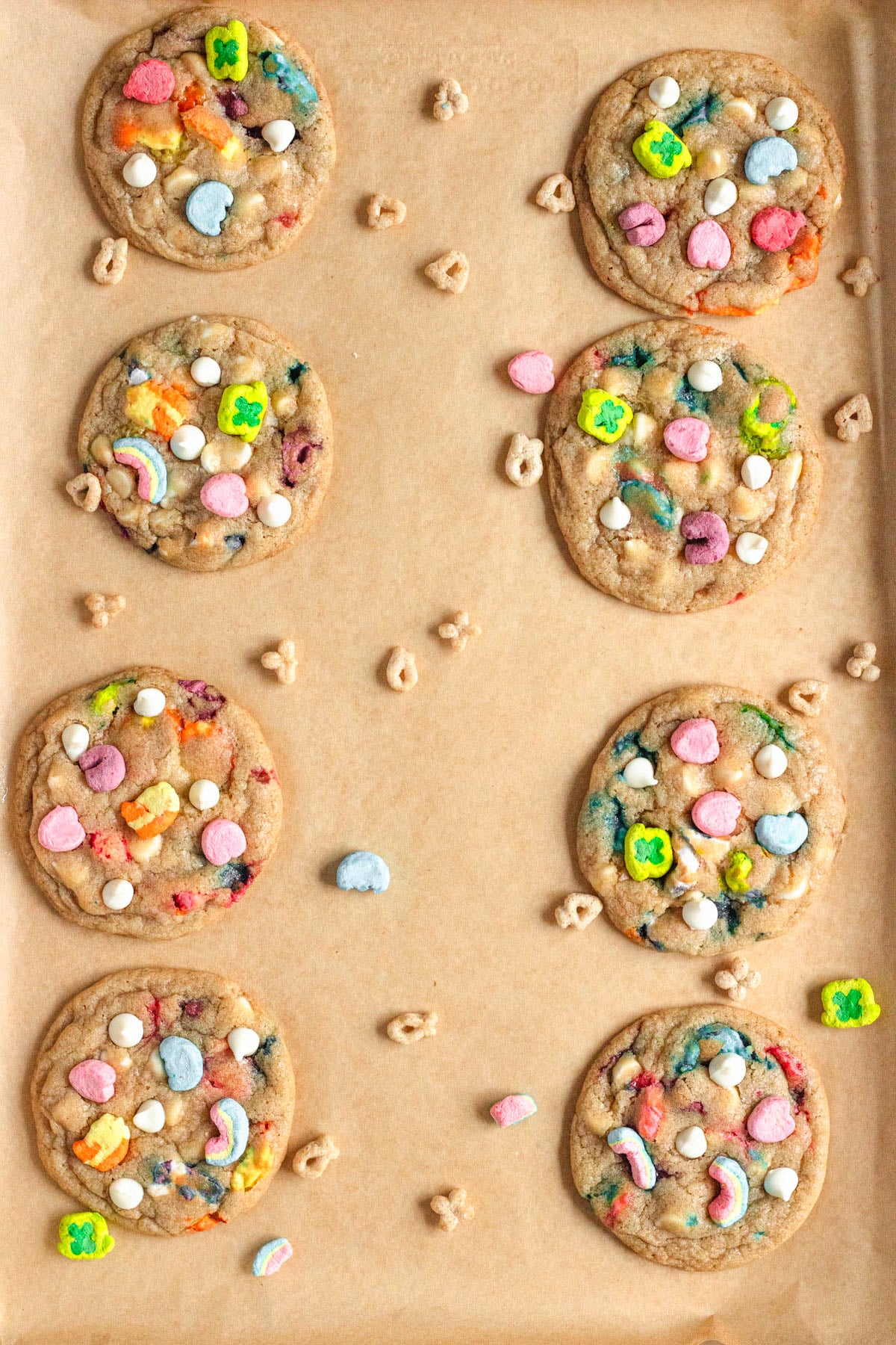 Lucky Charms Cookies - The Domestic Spoon