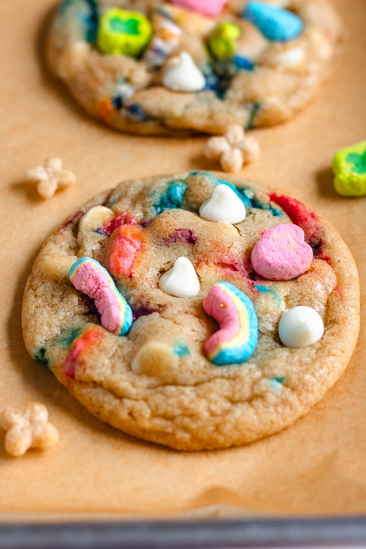 Lucky Charms Cookies - The Domestic Spoon