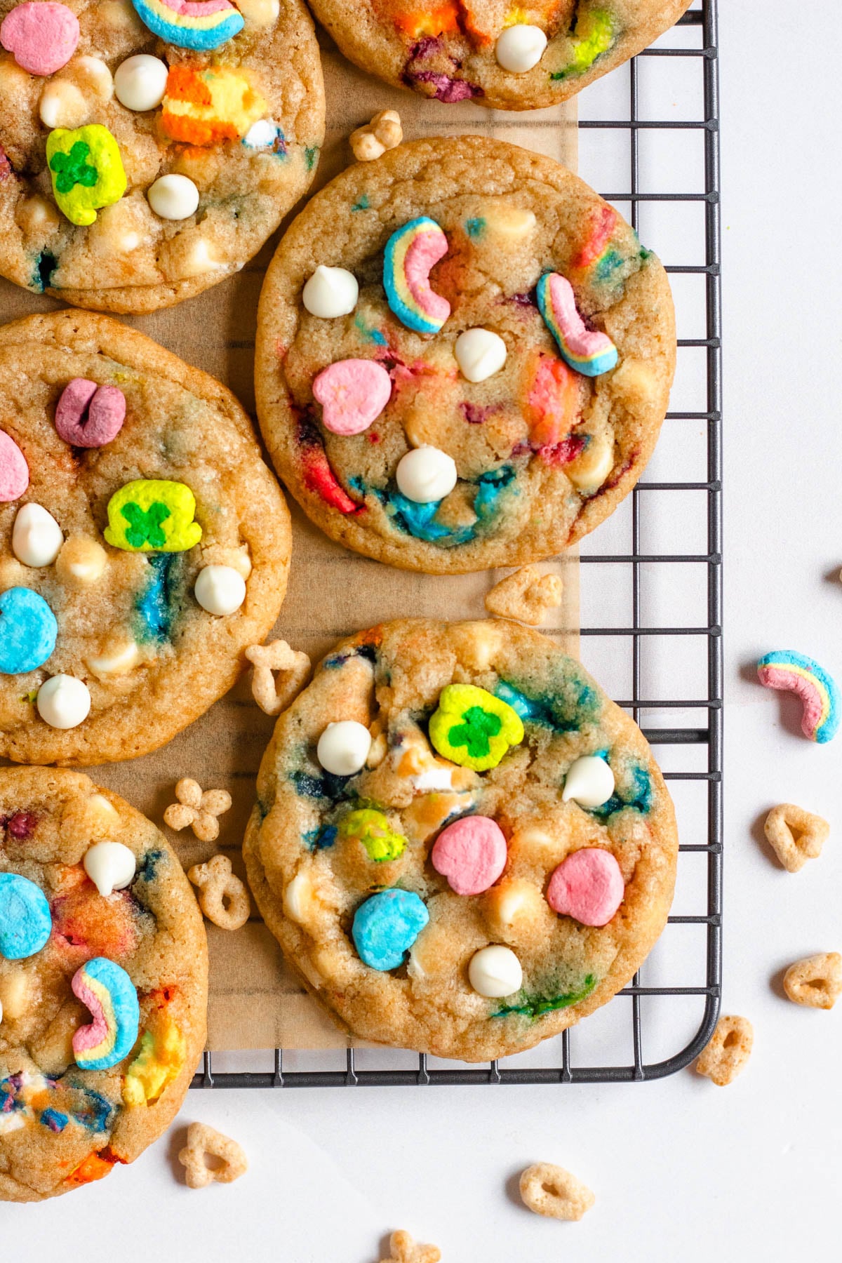 Lucky Charms Cookies - The Domestic Spoon