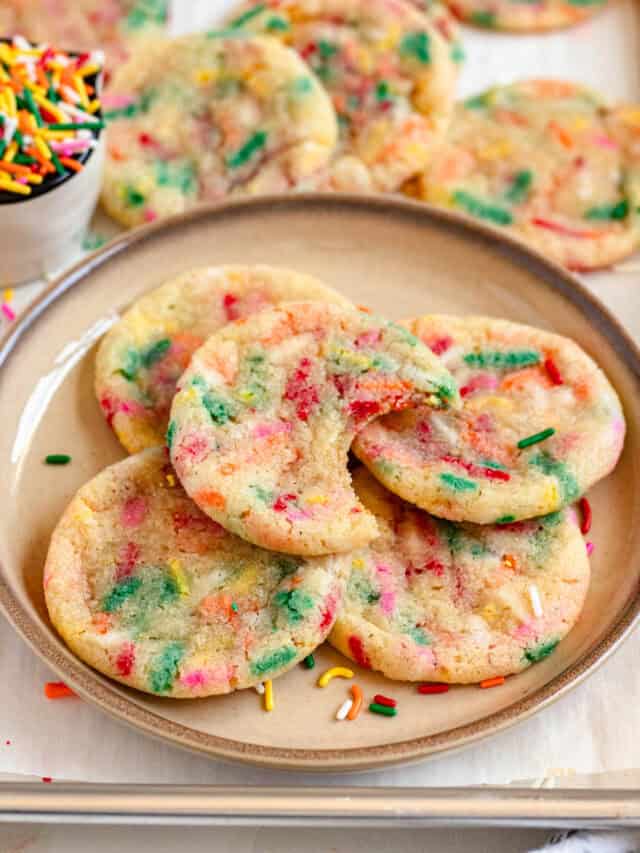 Confetti Cookies - The Domestic Spoon