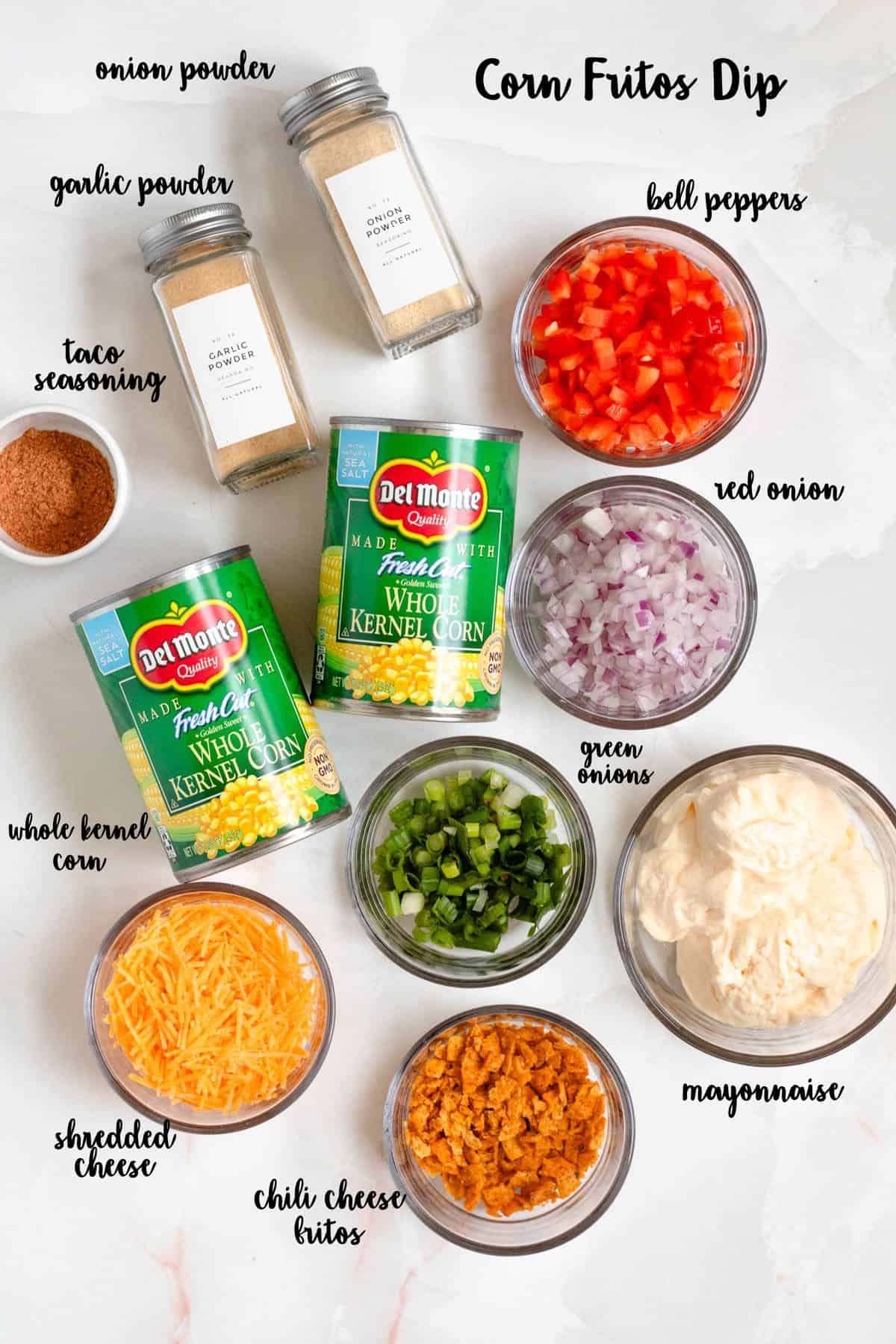 Corn Fritos Dip - Great As A Snack or Appetizer- The Domestic Spoon