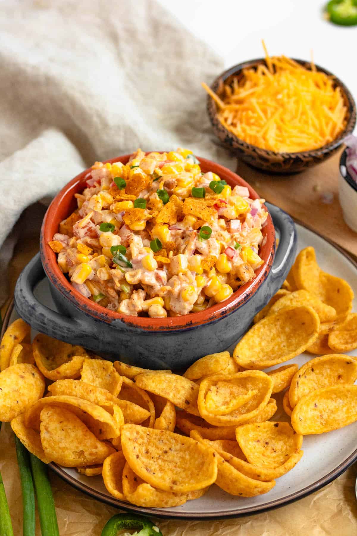Corn Fritos Dip - Great As A Snack or Appetizer- The Domestic Spoon