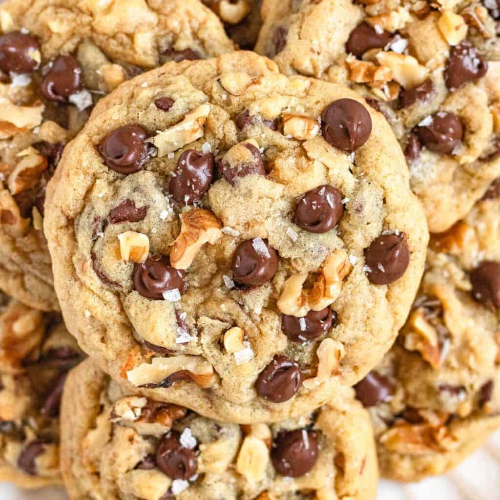 Chocolate Chip and Walnut Cookies - With A Delicious Crunch- The ...