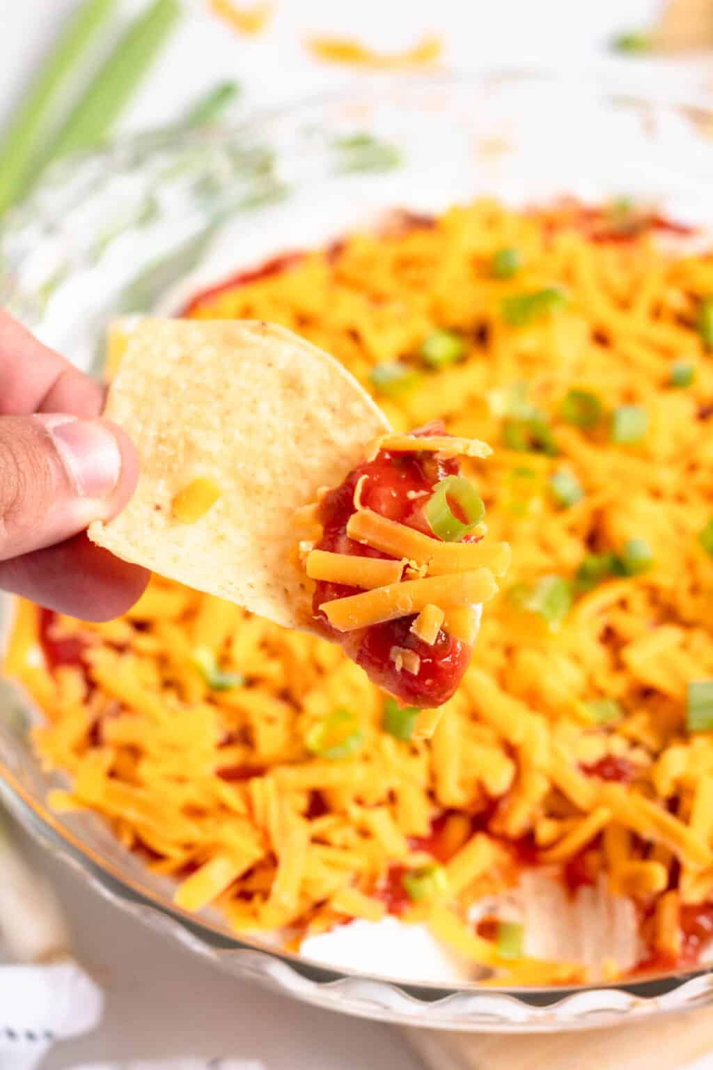 Cream Cheese Salsa Dip - 10 Minute Appetizer (Serve Hot or Cold!)