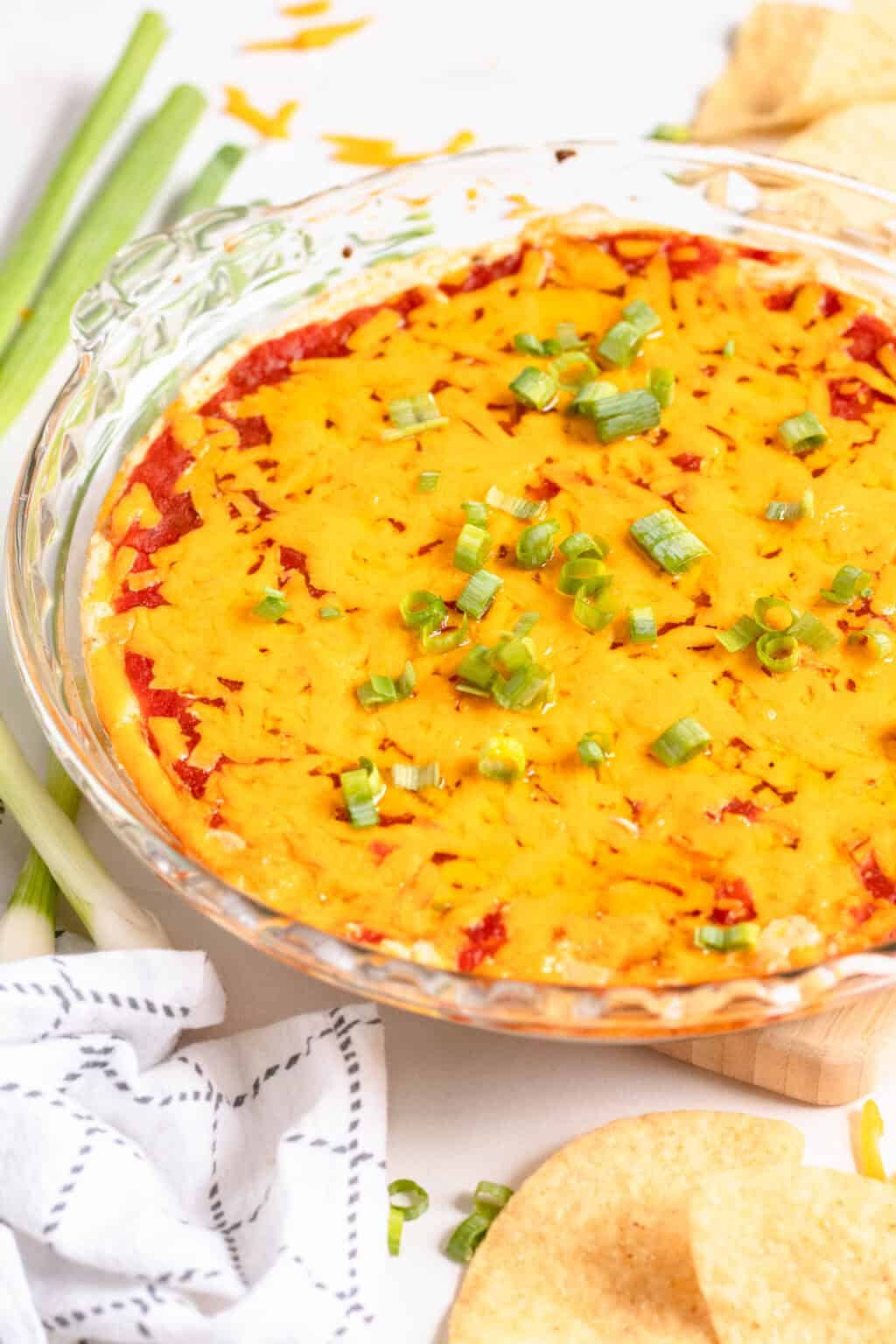 Cream Cheese Salsa Dip - 10 Minute Appetizer (Serve Hot or Cold!)