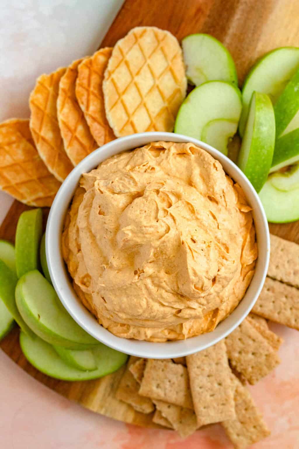 Pumpkin Dip with Cool Whip - Easy No Bake Treat!- The Domestic Spoon