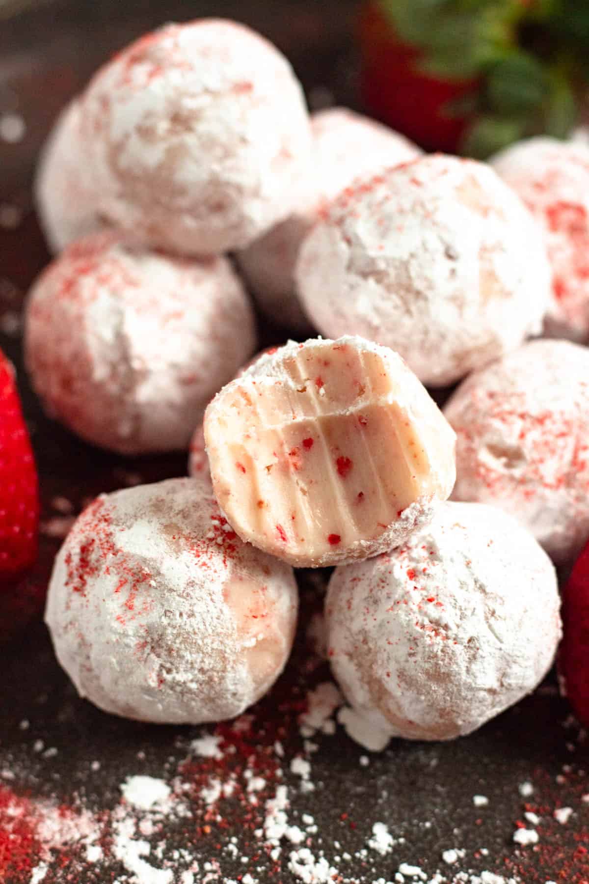 Strawberry Truffles - The Domestic Spoon