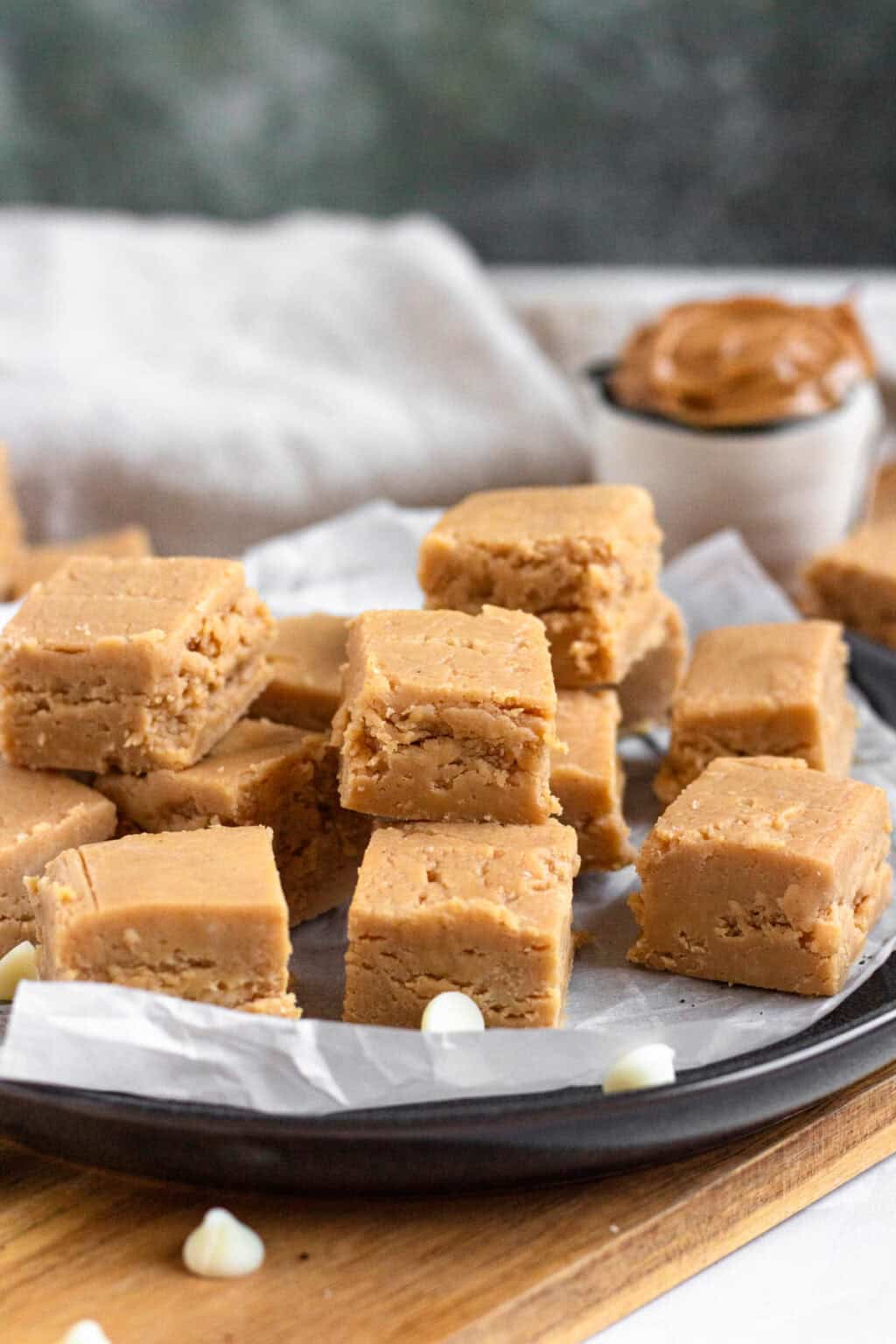 3 Ingredient Peanut Butter Fudge - The Domestic Spoon