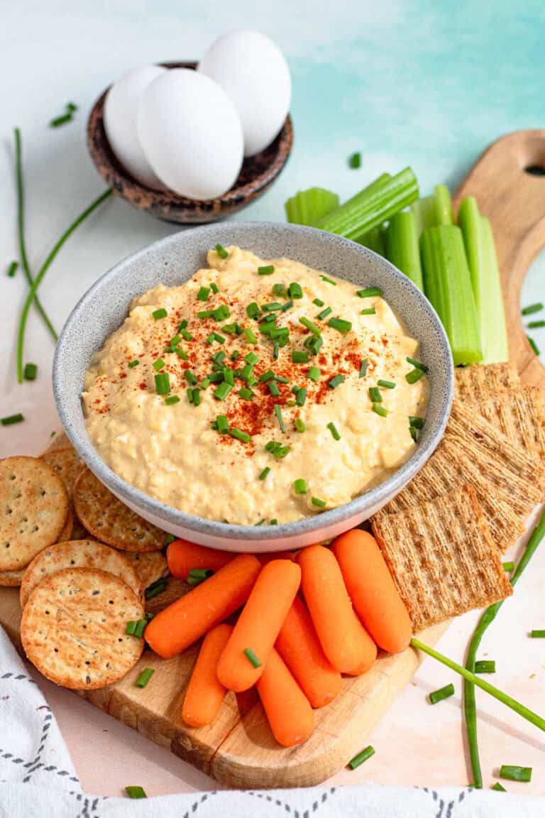 Deviled Egg Dip (Easy & Delicious!) - The Domestic Spoon