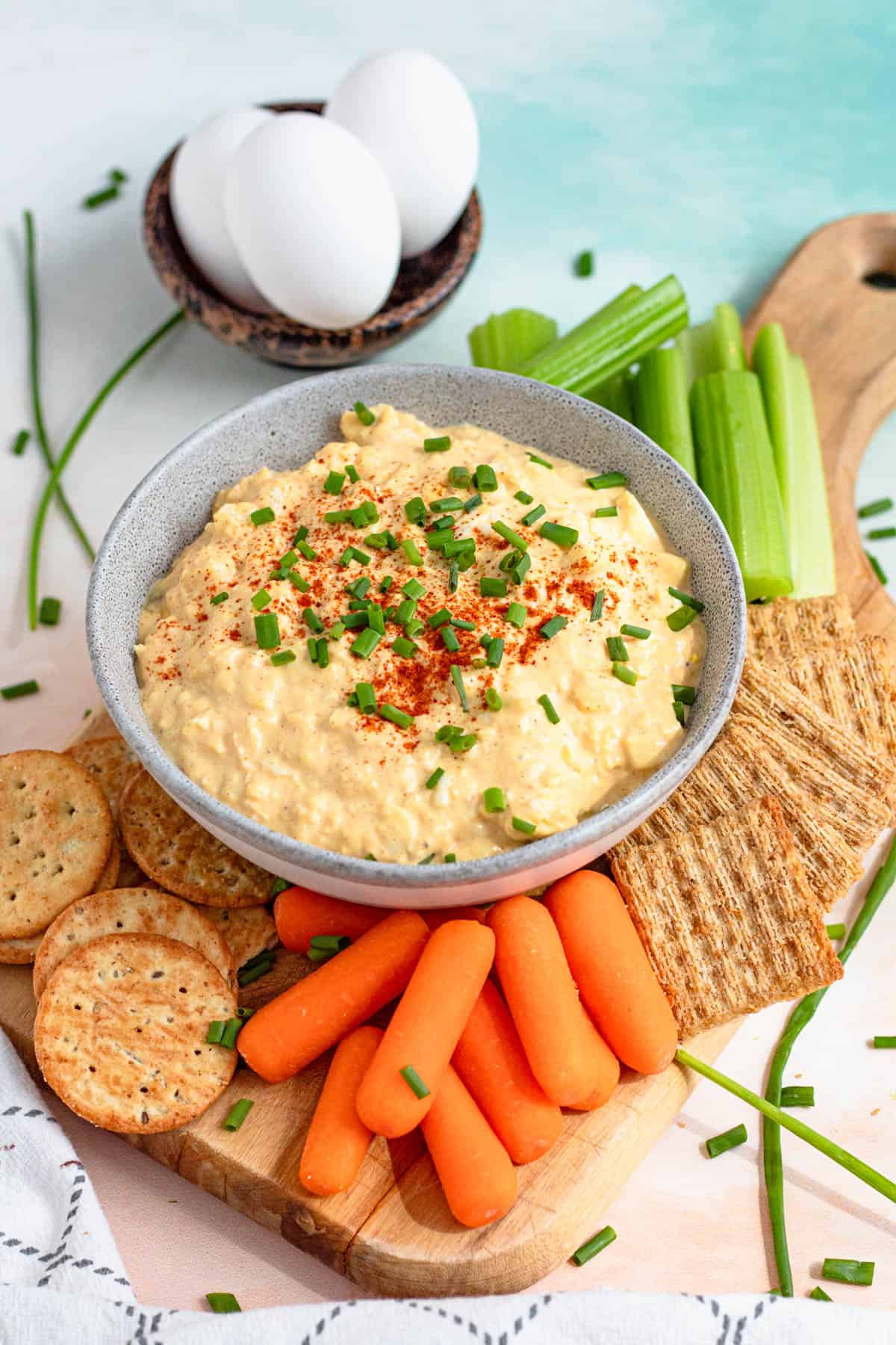 Deviled Egg Dip (Easy & Delicious!) - The Domestic Spoon