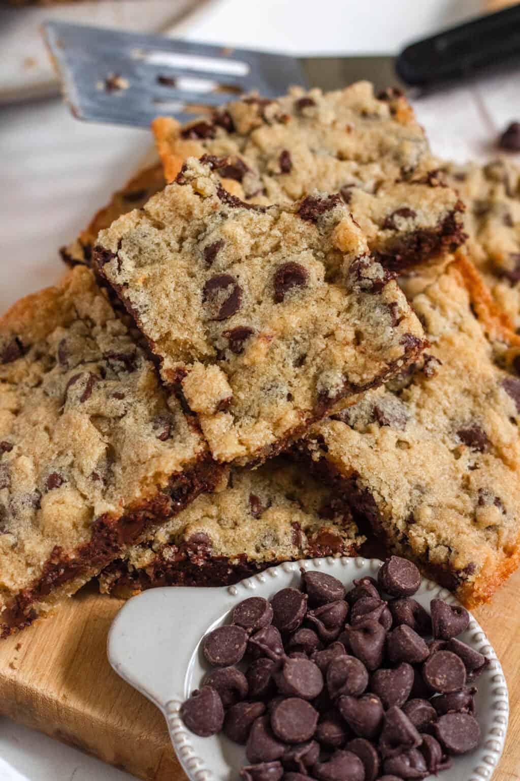 Chocolate Chip Bars - The Domestic Spoon