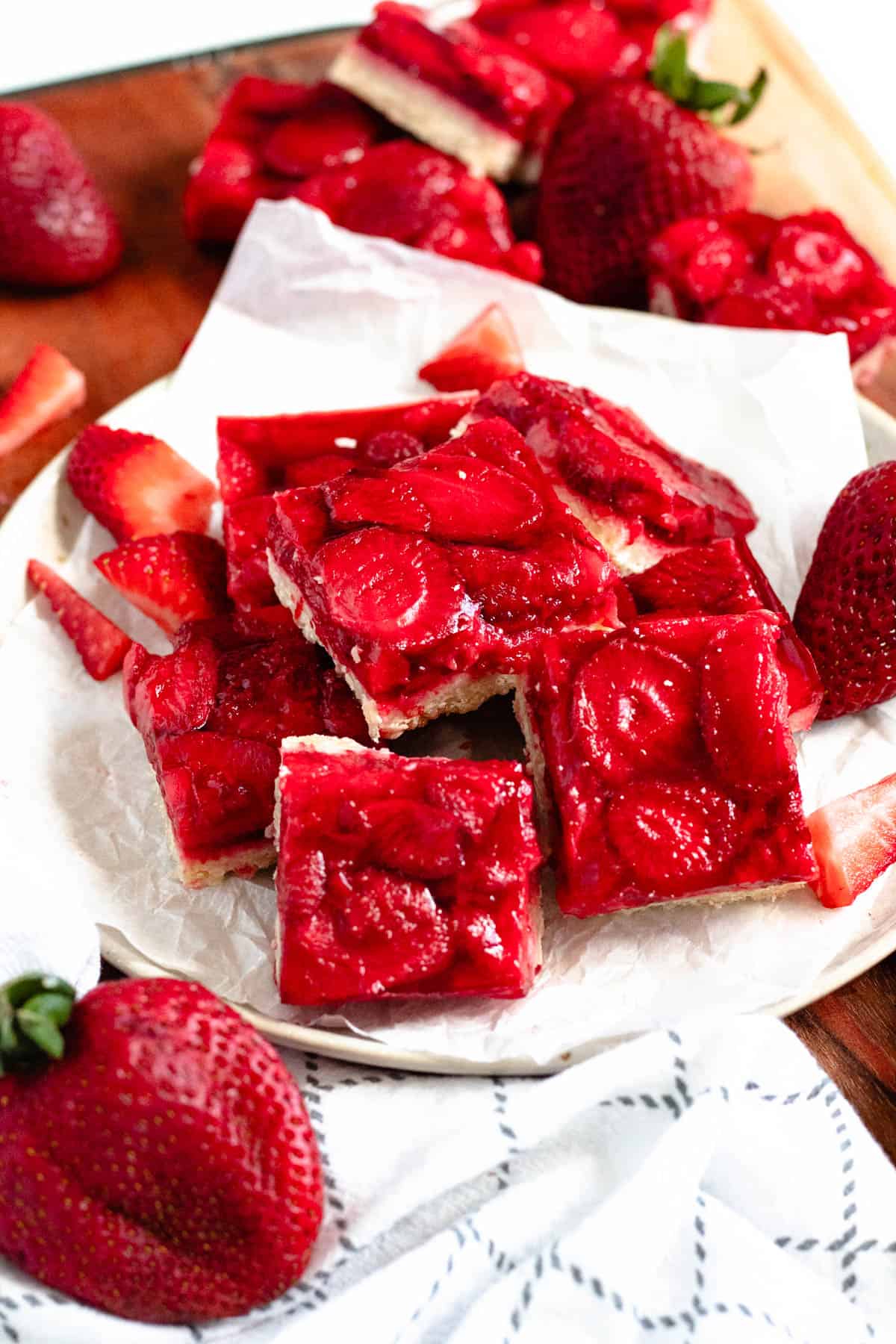 Strawberry Bars - The Domestic Spoon
