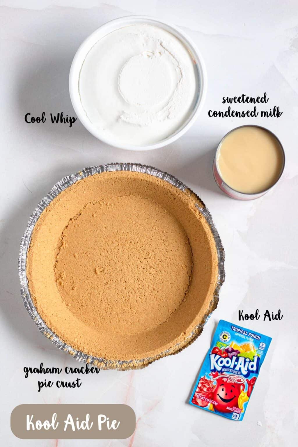 Kool Aid Pie (An Easy, No-Bake Dessert!) - The Domestic Spoon