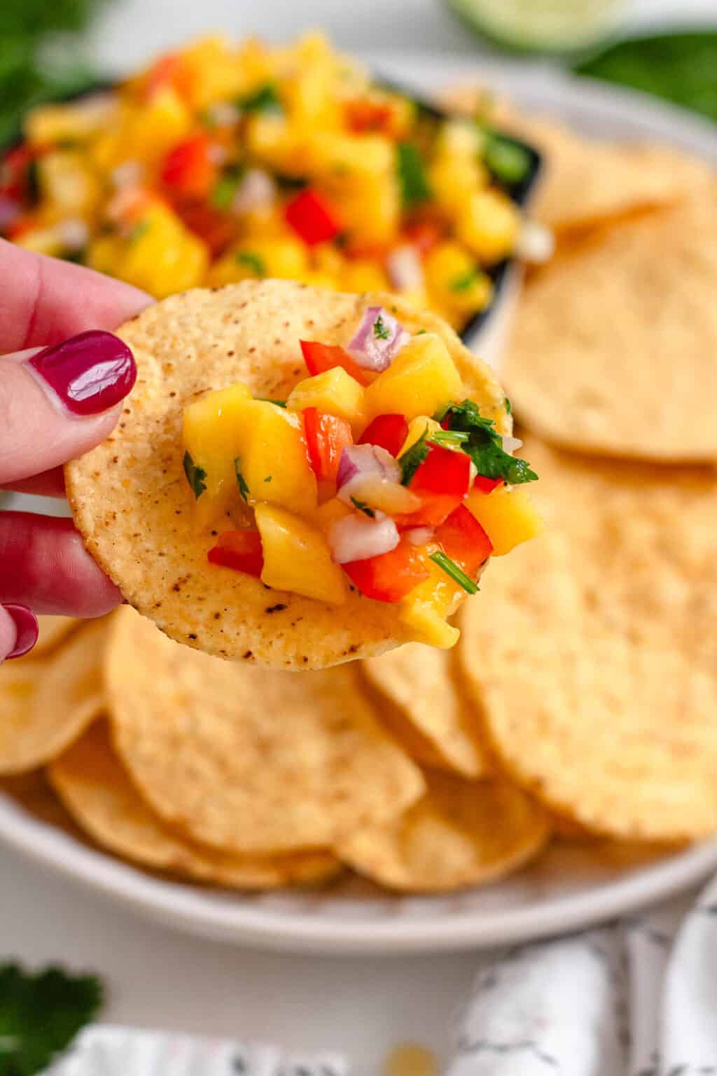 Mango Pico de Gallo - The Domestic Spoon